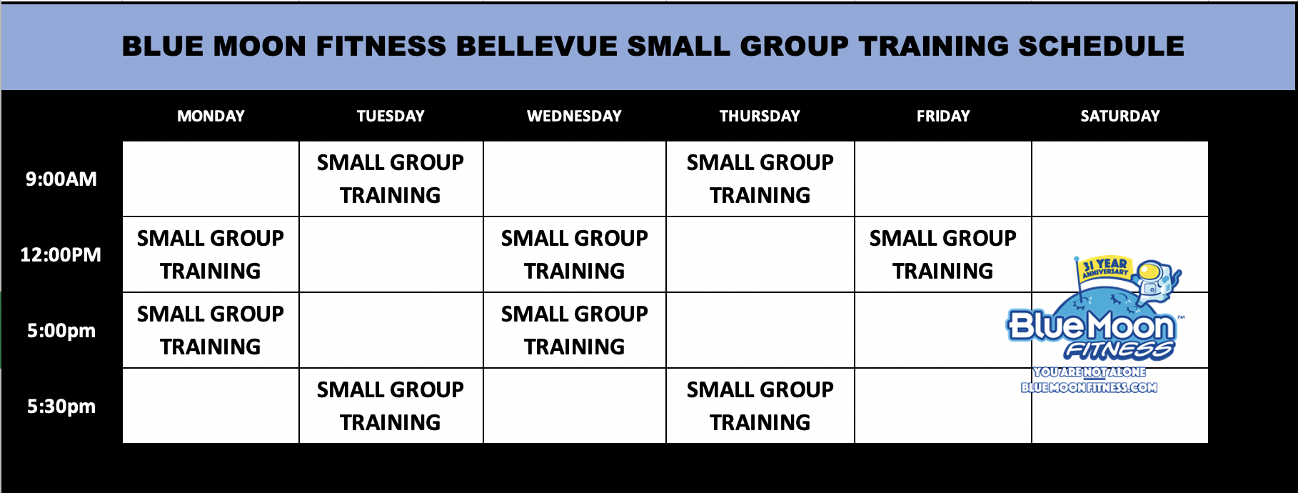 Small Group Training, Big Results at Blue Moon Fitness